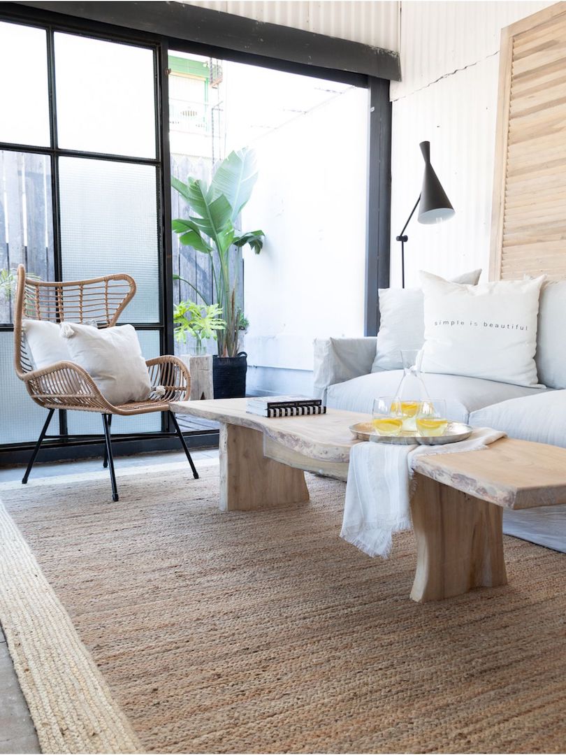 Ideas de decoración con alfombras de yute